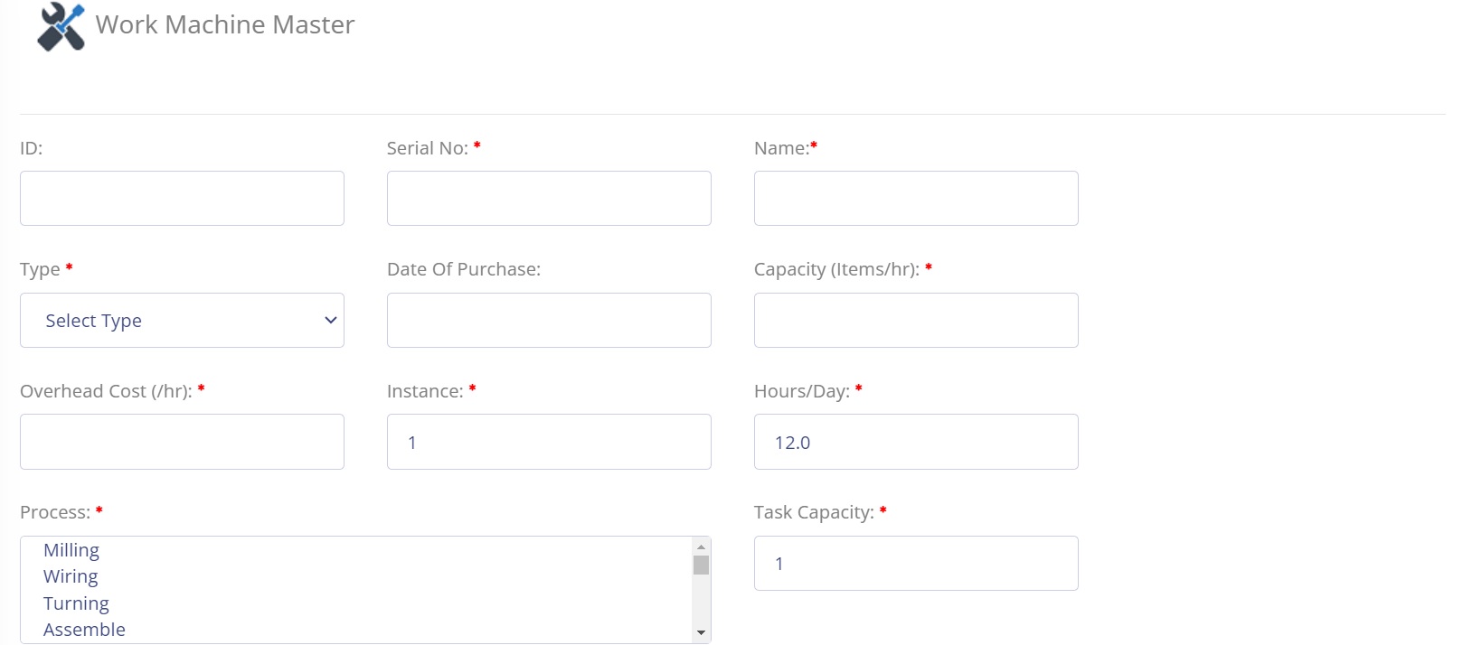 Peacksoft Production Planning & Control manages production job process ...